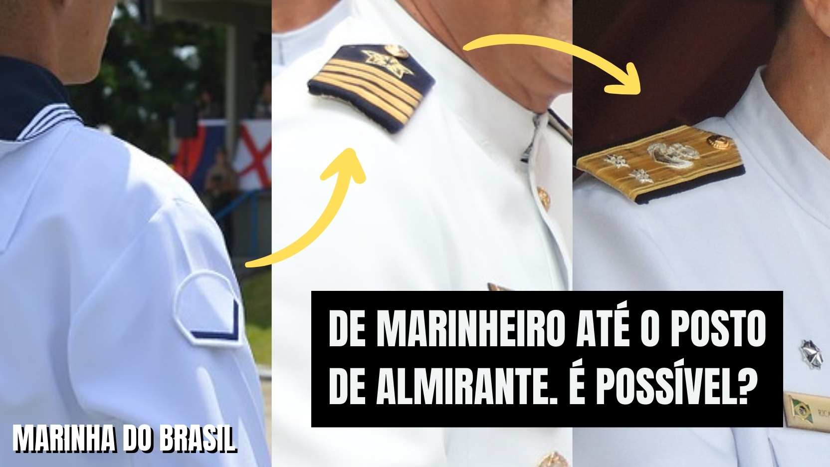 O que você precisa saber para se tornar um Almirante na Marinha do Brasil. É possível ir de ...