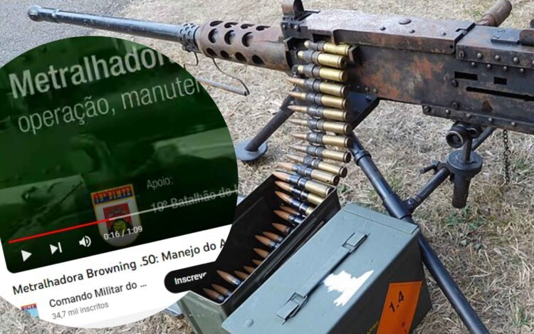 Exército Brasileiro ensina na internet como montar e usar metralhadoras .50 - RSM - Revista ...