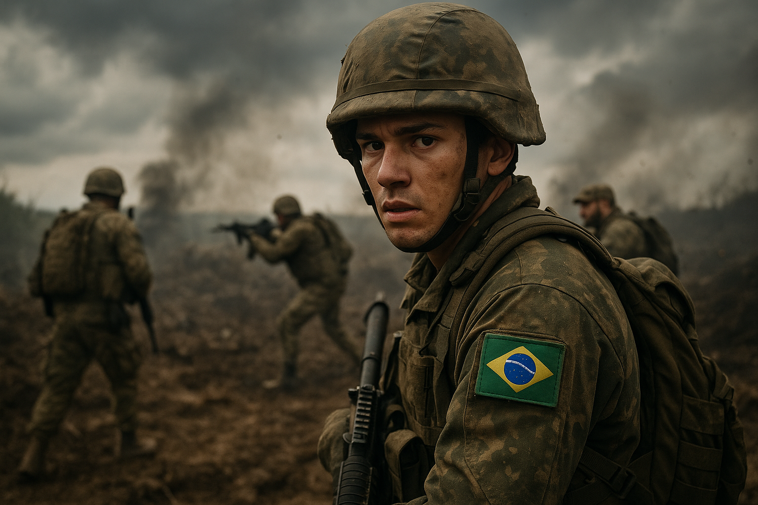 Brasileiros entram em guerra por promessa de dinheiro e enfrentam risco ...